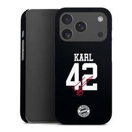 DeinDesign iPhone 17 Pro Handy Premium Case Smartphone Handyh&uuml;lle Schutzh&uuml;lle matt Merchandise Fc Bayern M&uuml;nchen Lennart Karl Premium Case