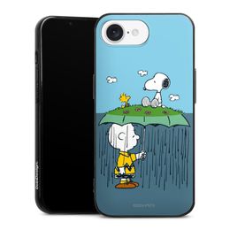DeinDesign iPhone 16e Handy Silikon H&uuml;lle Case schwarz Handyh&uuml;lle Peanuts Children Snoopy