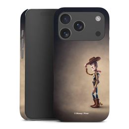 DeinDesign iPhone 17 Pro Handy Premium Case Smartphone Handyh&uuml;lle Schutzh&uuml;lle gl&auml;nzend Disney Pixar Toy Story Woody Premium Case