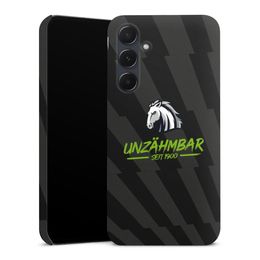 DeinDesign Galaxy A55 5G Handy Premium Case Smartphone Handyh&uuml;lle Schutzh&uuml;lle matt Horse Borussia M&ouml;nchengladbach Official Licensed Product Premium Case