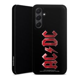 DeinDesign Galaxy A35 5G Handy Premium Case Smartphone Handyh&uuml;lle Schutzh&uuml;lle gl&auml;nzend Acdc Merchandise Logo Premium Case