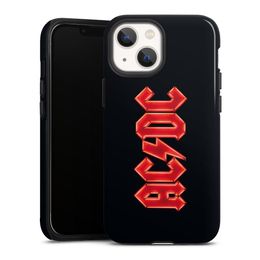 DeinDesign iPhone 13 Mini Handy Panzer Handyh&uuml;lle robuste Outdoor H&uuml;lle Schutzh&uuml;lle gl&auml;nzend Official Licensed Product Acdc Logo Tough Case