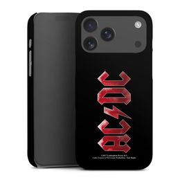 DeinDesign iPhone 17 Pro Max Handy Premium Case Smartphone Handyh&uuml;lle Schutzh&uuml;lle gl&auml;nzend Acdc Merchandise Logo Premium Case
