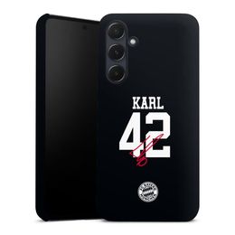 DeinDesign Galaxy A55 5G Handy Premium Case Smartphone Handyh&uuml;lle Schutzh&uuml;lle gl&auml;nzend Merchandise Fc Bayern M&uuml;nchen Lennart Karl Premium Case