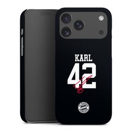 DeinDesign iPhone 17 Pro Max Handy Premium Case Smartphone Handyh&uuml;lle Schutzh&uuml;lle matt Merchandise Fc Bayern M&uuml;nchen Lennart Karl Premium Case