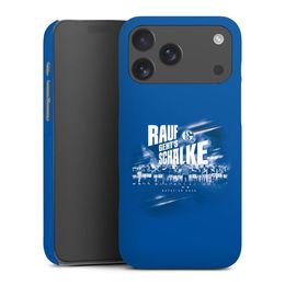 DeinDesign iPhone 17 Pro Max Handy Premium Case Smartphone Handyh&uuml;lle Schutzh&uuml;lle matt Official Licensed Product Ascent Fc Schalke 04 Premium Case