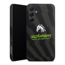 DeinDesign Galaxy A35 5G Handy Premium Case Smartphone Handyh&uuml;lle Schutzh&uuml;lle gl&auml;nzend Horse Borussia M&ouml;nchengladbach Official Licensed Product Premium Case