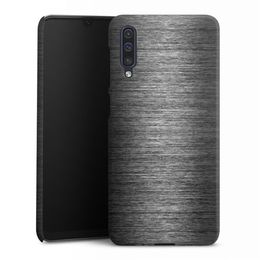 DeinDesign Galaxy A50 Handy Premium Case Smartphone Handyh&uuml;lle Schutzh&uuml;lle matt Anthracite Metallic Look Metal Premium Case