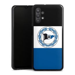 DeinDesign Galaxy A32 5G Handy Silikon H&uuml;lle Case schwarz Handyh&uuml;lle Arminia Bielefeld Official Licensed Product Arminen
