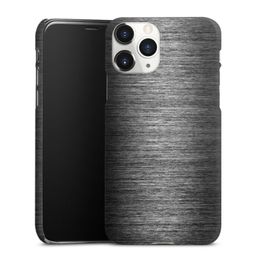DeinDesign iPhone 11 Pro Handy Premium Case Smartphone Handyh&uuml;lle Schutzh&uuml;lle matt Metal Metallic Look Anthracite Premium Case