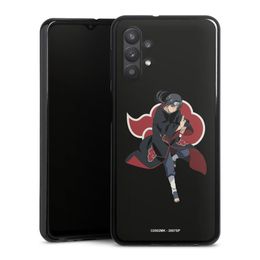 DeinDesign Galaxy A32 5G Handy Silikon H&uuml;lle Case schwarz Handyh&uuml;lle Naruto Shippuden Itachi Uchiha Official Licensed Product