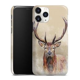 DeinDesign iPhone 11 Pro Handy Premium Case Smartphone Handyh&uuml;lle Schutzh&uuml;lle gl&auml;nzend Deer Reindeer Animal Look Premium Case