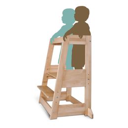 tiSsi Lernturm Felix, Buche, Holz, Buche, massiv, 54x91x45 cm, Babym&ouml;bel, Hochst&uuml;hle & Zubeh&ouml;r, Lernt&uuml;rme