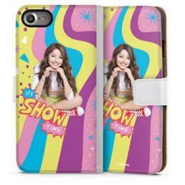 DeinDesign iPhone SE (2020) Handy Klapph&uuml;lle Handyh&uuml;lle aus Kunst Leder wei&szlig; Flip Case Official Licensed Product Soy Luna Disney Sideflip mit Lasche