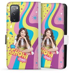 DeinDesign Galaxy S20 FE Handy Klapph&uuml;lle Handyh&uuml;lle aus Kunst Leder wei&szlig; Flip Case Soy Luna Official Licensed Product Disney Sideflip mit Lasche