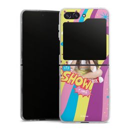 DeinDesign Galaxy Z Flip 5 Handy Hard Case Schutzh&uuml;lle transparent Smartphone Handy H&uuml;lle Official Licensed Product Soy Luna Disney Hard Case