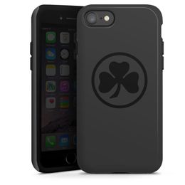 DeinDesign iPhone SE (2020) Handy Panzer Handyh&uuml;lle robuste Outdoor H&uuml;lle Schutzh&uuml;lle gl&auml;nzend Spvgg Greuther F&uuml;rth Official Licensed Product Clover Tough Case
