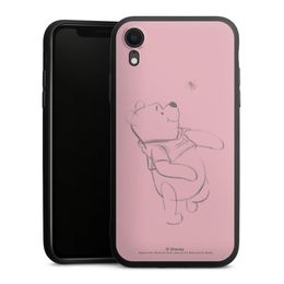 DeinDesign iPhone Xr Handy Premium Silikon H&uuml;lle Handyh&uuml;lle schwarz Case Disney Winnie The Pooh Bee Silikon Premium Case