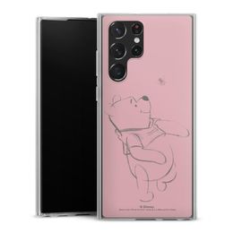 DeinDesign Galaxy S22 Ultra Handy Silikon H&uuml;lle Case transparent Handyh&uuml;lle Disney Winnie The Pooh Bee Silikon Case