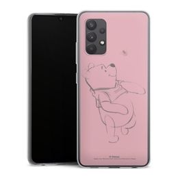 DeinDesign Galaxy A32 4G Handy Silikon H&uuml;lle Case transparent Handyh&uuml;lle Disney Winnie The Pooh Bee Silikon Case