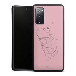 DeinDesign Galaxy S20 FE 5G Handy Premium Silikon H&uuml;lle Handyh&uuml;lle schwarz Case Disney Winnie The Pooh Bee Silikon Premium Case