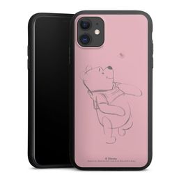 DeinDesign iPhone 11 Handy Premium Silikon H&uuml;lle Handyh&uuml;lle schwarz Case Disney Winnie The Pooh Bee Silikon Premium Case