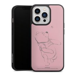 DeinDesign iPhone 13 Pro Handy Premium Silikon H&uuml;lle Handyh&uuml;lle schwarz Case Disney Winnie The Pooh Bee Silikon Premium Case