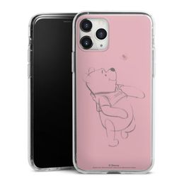 DeinDesign iPhone 11 Pro Max Handy Silikon H&uuml;lle Case transparent Handyh&uuml;lle Disney Winnie The Pooh Bee Silikon Case