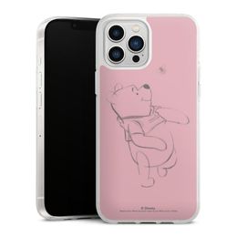 DeinDesign iPhone 13 Pro Max Handy Silikon H&uuml;lle Case transparent Handyh&uuml;lle Disney Winnie The Pooh Bee Silikon Case