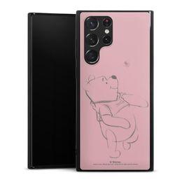 DeinDesign Galaxy S22 Ultra Handy Silikon H&uuml;lle Case schwarz Handyh&uuml;lle Disney Winnie The Pooh Bee