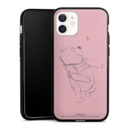 DeinDesign iPhone 12 mini Handy Silikon H&uuml;lle Case schwarz Handyh&uuml;lle Disney Winnie The Pooh Bee