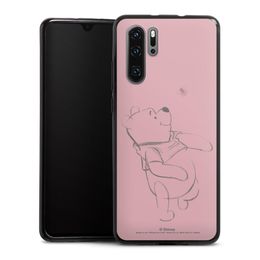 DeinDesign Huawei P30 Pro Handy Silikon H&uuml;lle Case schwarz Handyh&uuml;lle Disney Winnie The Pooh Bee