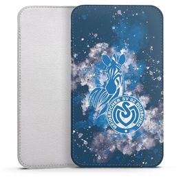 DeinDesign iPhone 16 Pro Max Handy H&uuml;lle Tasche Sleeve Socke Schutzh&uuml;lle Msv Duisburg Official Licensed Product Water Colour Sleeve