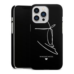 DeinDesign iPhone 13 Pro Handy Premium Case Smartphone Handyh&uuml;lle Schutzh&uuml;lle matt Wincent Weiss Music Signature Premium Case