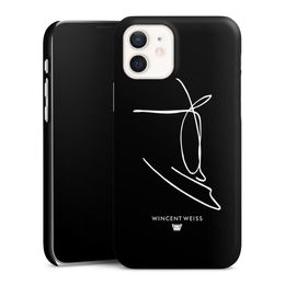 DeinDesign iPhone 12 Handy Premium Case Smartphone Handyh&uuml;lle Schutzh&uuml;lle matt Wincent Weiss Music Signature Premium Case