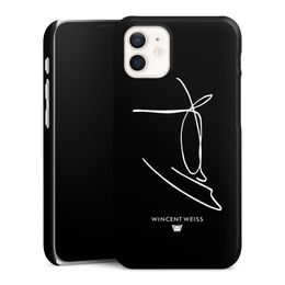 DeinDesign iPhone 12 mini Handy Premium Case Smartphone Handyh&uuml;lle Schutzh&uuml;lle gl&auml;nzend Wincent Weiss Music Signature Premium Case