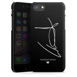 DeinDesign iPhone SE (2020) Handy Premium Case Smartphone Handyh&uuml;lle Schutzh&uuml;lle matt Wincent Weiss Music Signature Premium Case