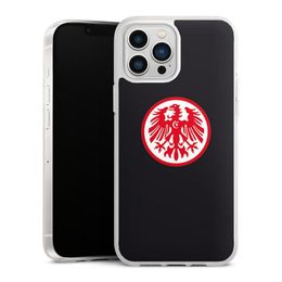 DeinDesign iPhone 13 Pro Max Handy Silikon H&uuml;lle Case transparent Handyh&uuml;lle Sge Eintracht Frankfurt Logo Silikon Case
