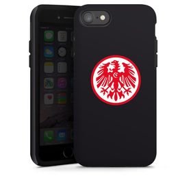 DeinDesign iPhone SE (2020) Handy Panzer Handyh&uuml;lle robuste Outdoor H&uuml;lle Schutzh&uuml;lle matt Logo Eintracht Frankfurt Sge Tough Case