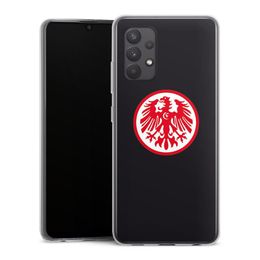 DeinDesign Galaxy A32 4G Handy Silikon H&uuml;lle Case transparent Handyh&uuml;lle Sge Eintracht Frankfurt Logo Silikon Case