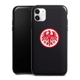 DeinDesign iPhone 11 Handy Silikon H&uuml;lle Case schwarz Handyh&uuml;lle Sge Eintracht Frankfurt Logo