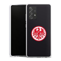 DeinDesign Galaxy A52s 5G Handy Silikon H&uuml;lle Case wei&szlig; Handyh&uuml;lle Sge Eintracht Frankfurt Logo Silikon Case