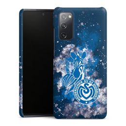DeinDesign Galaxy S20 FE 5G Handy Premium Case Smartphone Handyh&uuml;lle Schutzh&uuml;lle matt Msv Duisburg Official Licensed Product Water Colour Premium Case