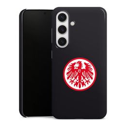 DeinDesign Galaxy S24 Handy Premium Case Smartphone Handyh&uuml;lle Schutzh&uuml;lle gl&auml;nzend Sge Eintracht Frankfurt Logo Premium Case