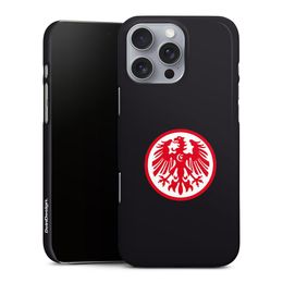 DeinDesign iPhone 16 Pro Max Handy Premium Case Smartphone Handyh&uuml;lle Schutzh&uuml;lle gl&auml;nzend Sge Eintracht Frankfurt Logo Premium Case