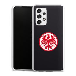 DeinDesign Galaxy A53 5G Handy Silikon H&uuml;lle Case wei&szlig; Handyh&uuml;lle Sge Eintracht Frankfurt Logo Silikon Case