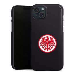 DeinDesign iPhone 15 Plus Handy Premium Case Smartphone Handyh&uuml;lle Schutzh&uuml;lle gl&auml;nzend Sge Eintracht Frankfurt Logo Premium Case