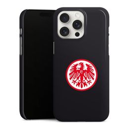 DeinDesign iPhone 15 Pro Max Handy Premium Case Smartphone Handyh&uuml;lle Schutzh&uuml;lle gl&auml;nzend Sge Eintracht Frankfurt Logo Premium Case