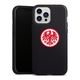 DeinDesign iPhone 13 Pro Max Handy Panzer Handyh&uuml;lle robuste Outdoor H&uuml;lle Schutzh&uuml;lle gl&auml;nzend Sge Eintracht Frankfurt Logo Tough Case
