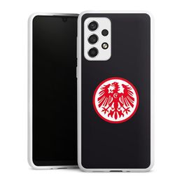 DeinDesign Galaxy A33 5G Handy Silikon H&uuml;lle Case wei&szlig; Handyh&uuml;lle Sge Eintracht Frankfurt Logo Silikon Case